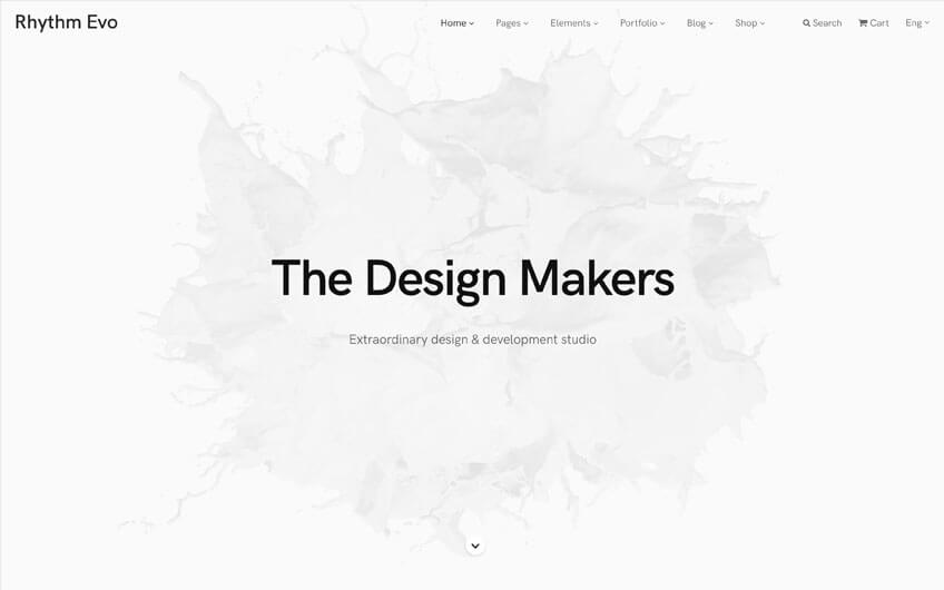 Rhythm — One & Multi Page Creative WordPress Theme