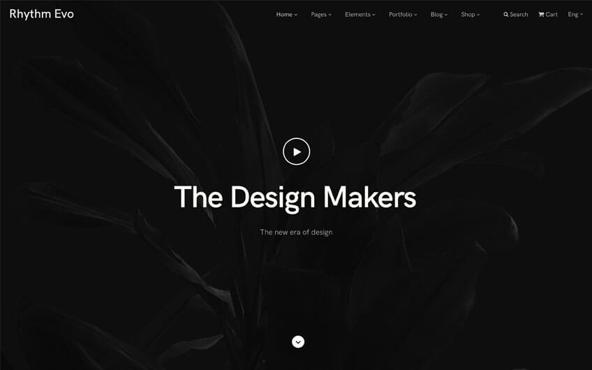 Rhythm — One & Multi Page Creative WordPress Theme