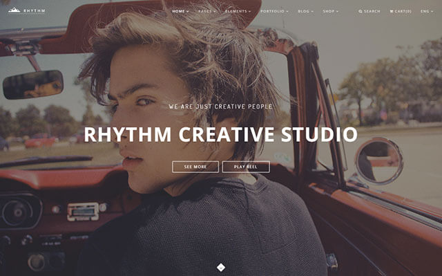 Rhythm — One & Multi Page WordPress Theme