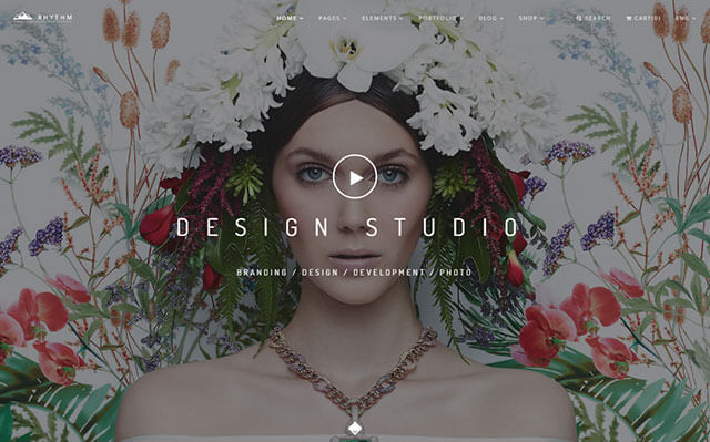Rhythm — One & Multi Page WordPress Theme