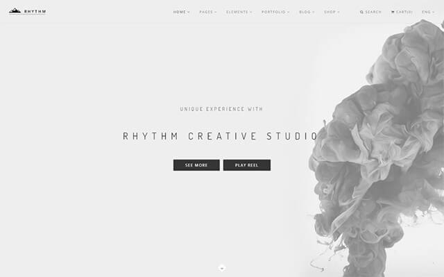 Rhythm — One & Multi Page WordPress Theme