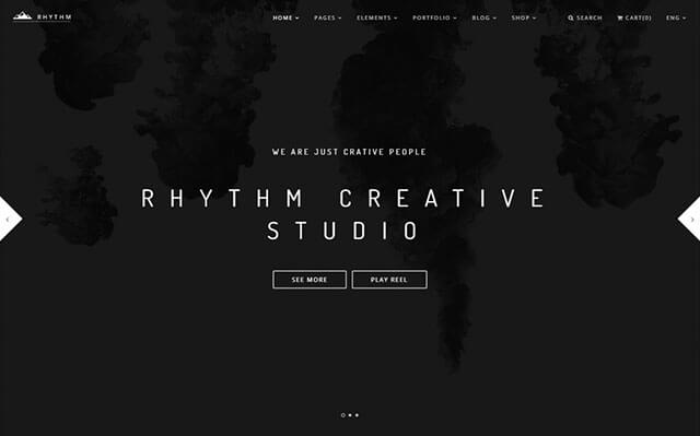 Rhythm — One & Multi Page WordPress Theme