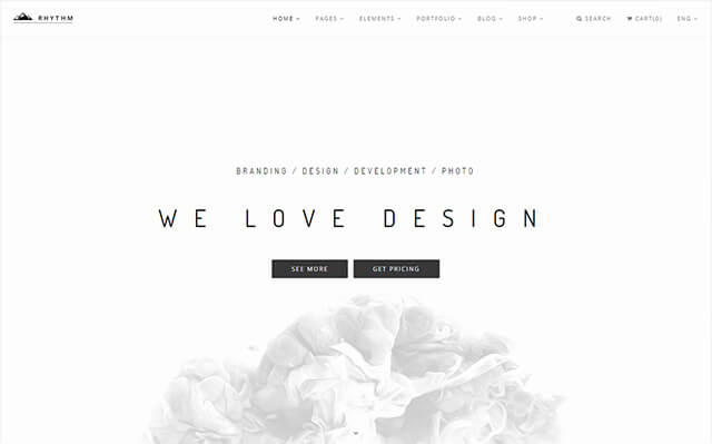 Rhythm — One & Multi Page WordPress Theme