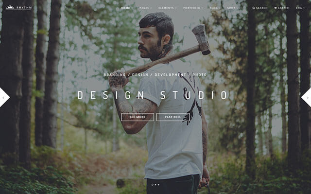 Rhythm — One & Multi Page WordPress Theme